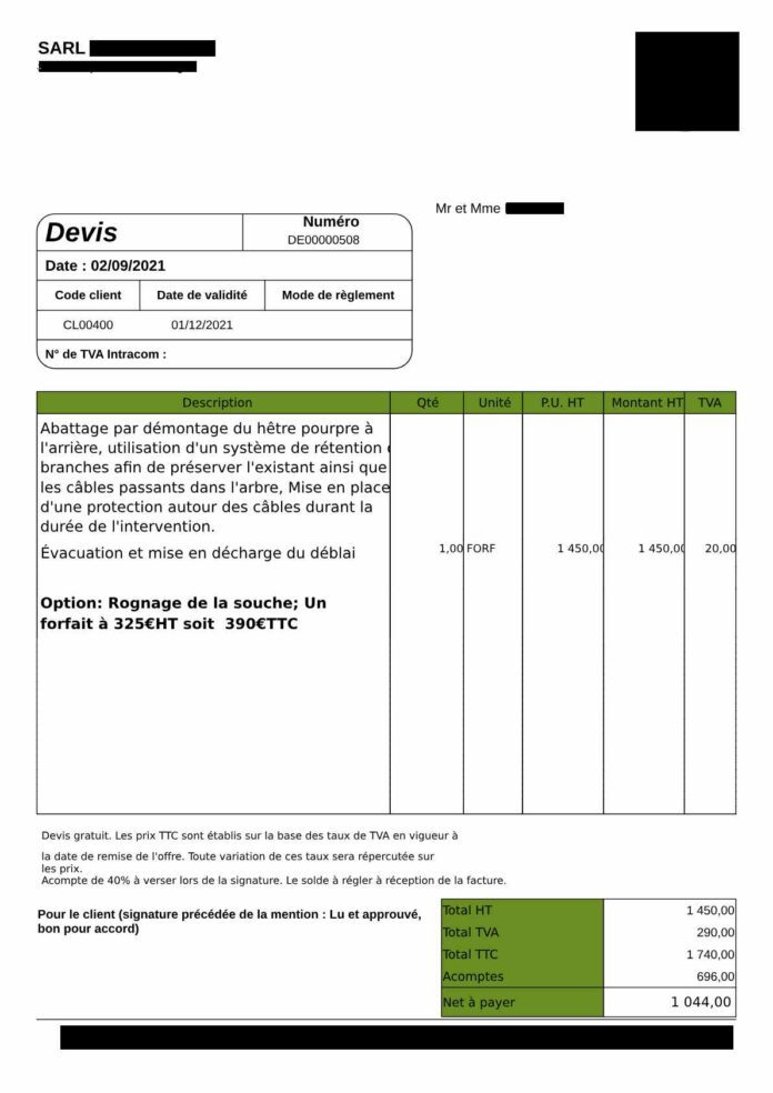 Prix d'un abattage d'arbre (tarifs 2025) - AlloJardin